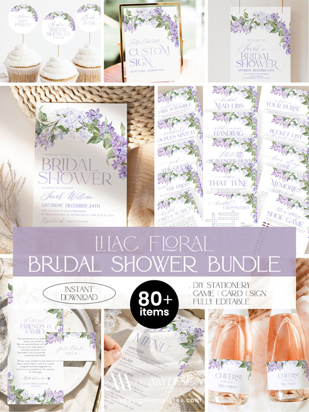 Bridal Shower - Amy Design Templates