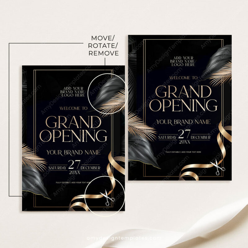 Banner Grand Opening Welcome Sign Template | Amy Design