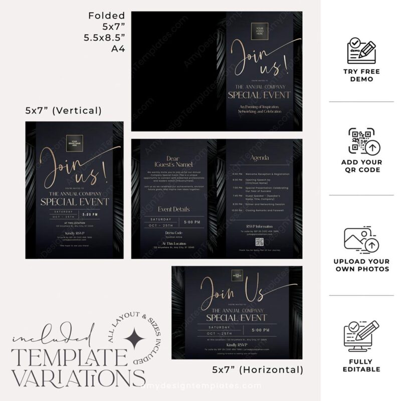 Business Invitation Template | Amy Design