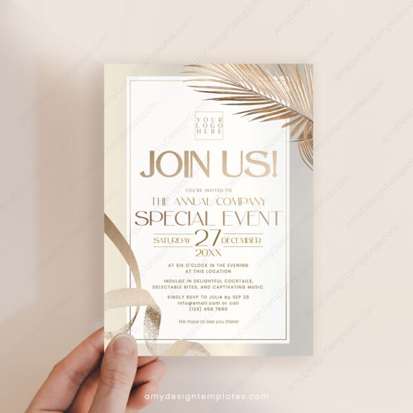 Dinner Party Invite Template | Amy Design