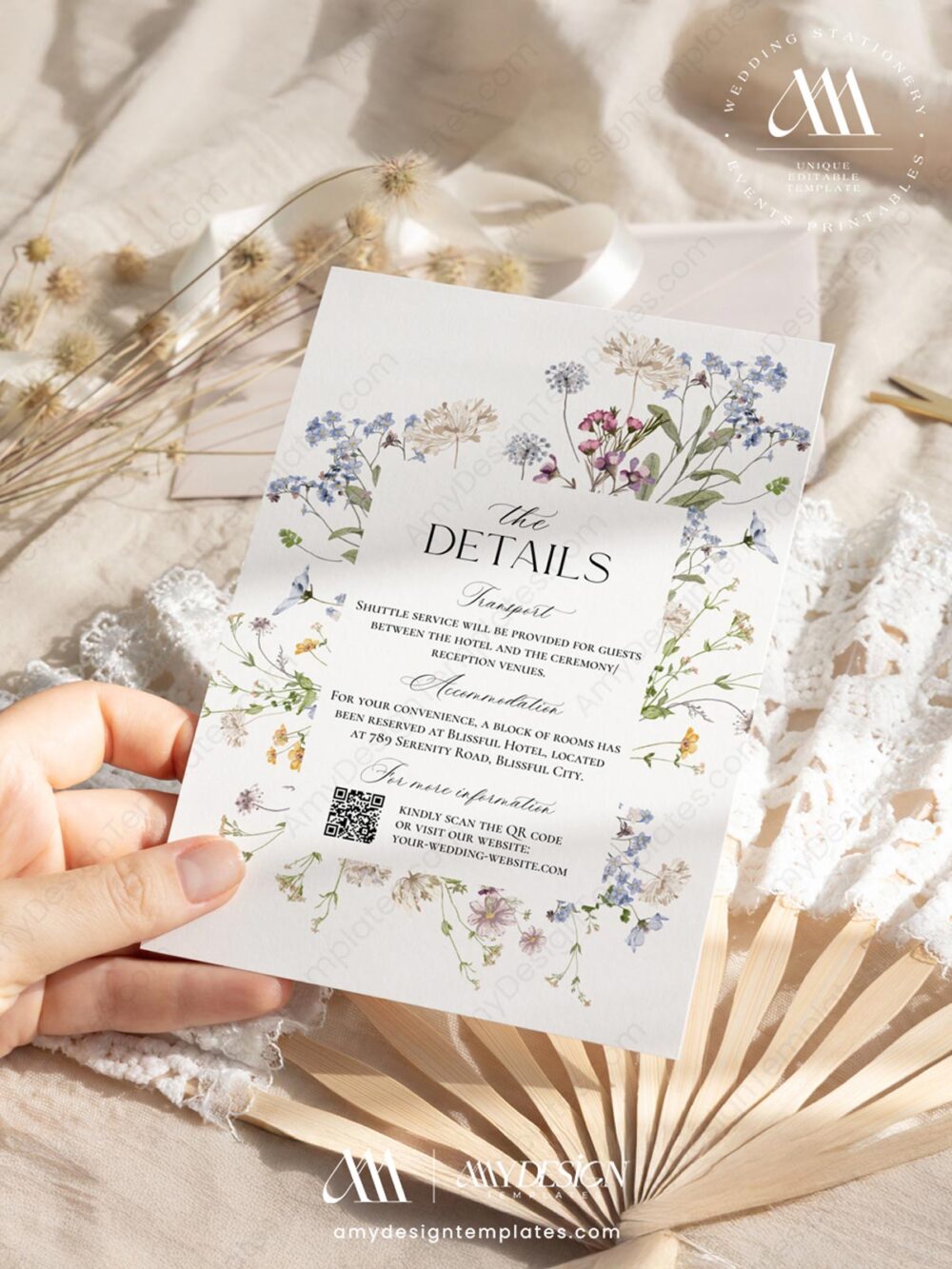Invitation Insert Template